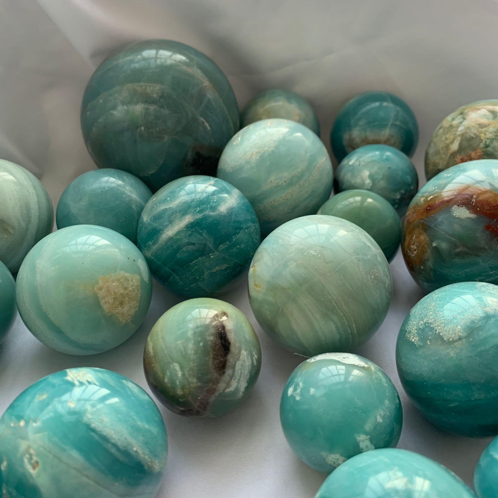 Blue Sky Amazonite Sphere Ball - crystal wholesale